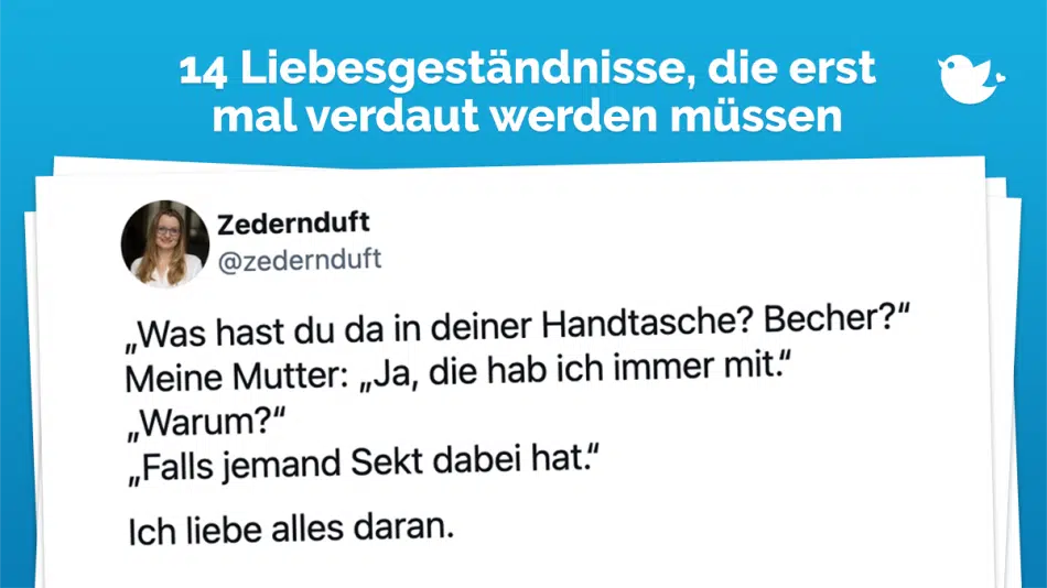 14 Liebesgeständnisse, die erstmal verdaut werden müssen